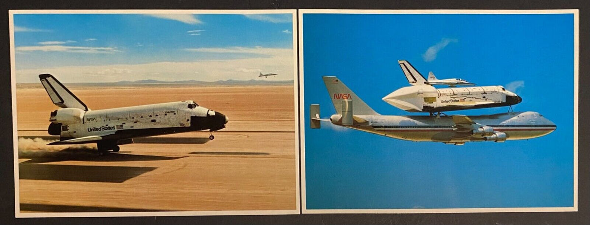 The Space Shuttle Columbia Laser Prints Set Of 12 Postcards 1982 NASA ...