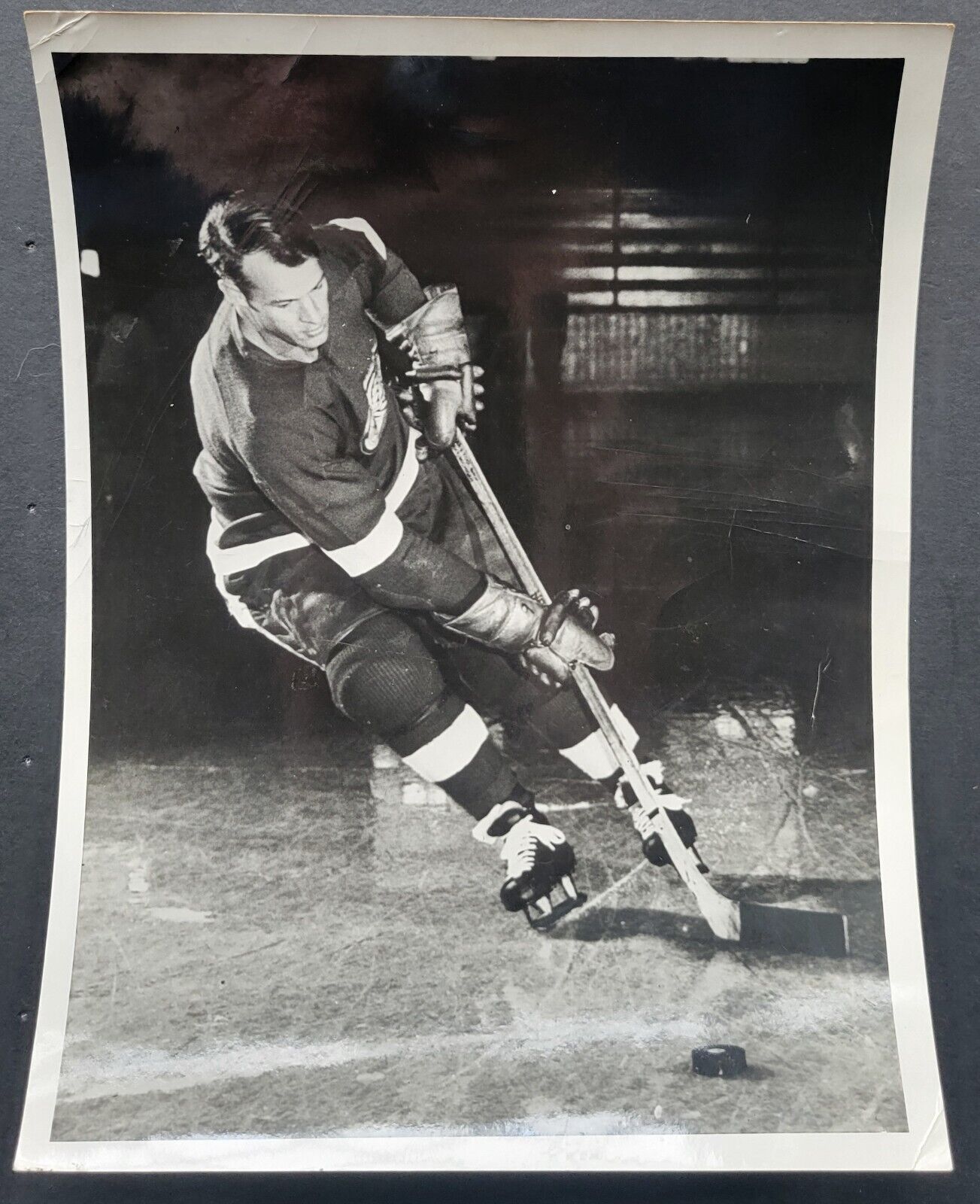 Circa 1946 Gordie Howe Type 1 Turofsky Photograph Rookie Season Hockey ...