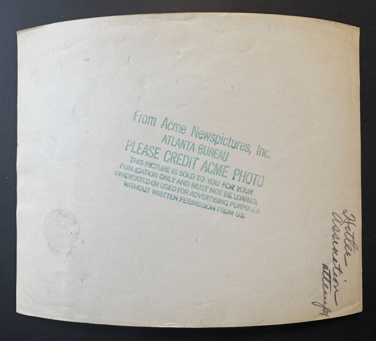 1944 Wire Photo German General Erich Hoepner Trial Assassinate Hitler ...