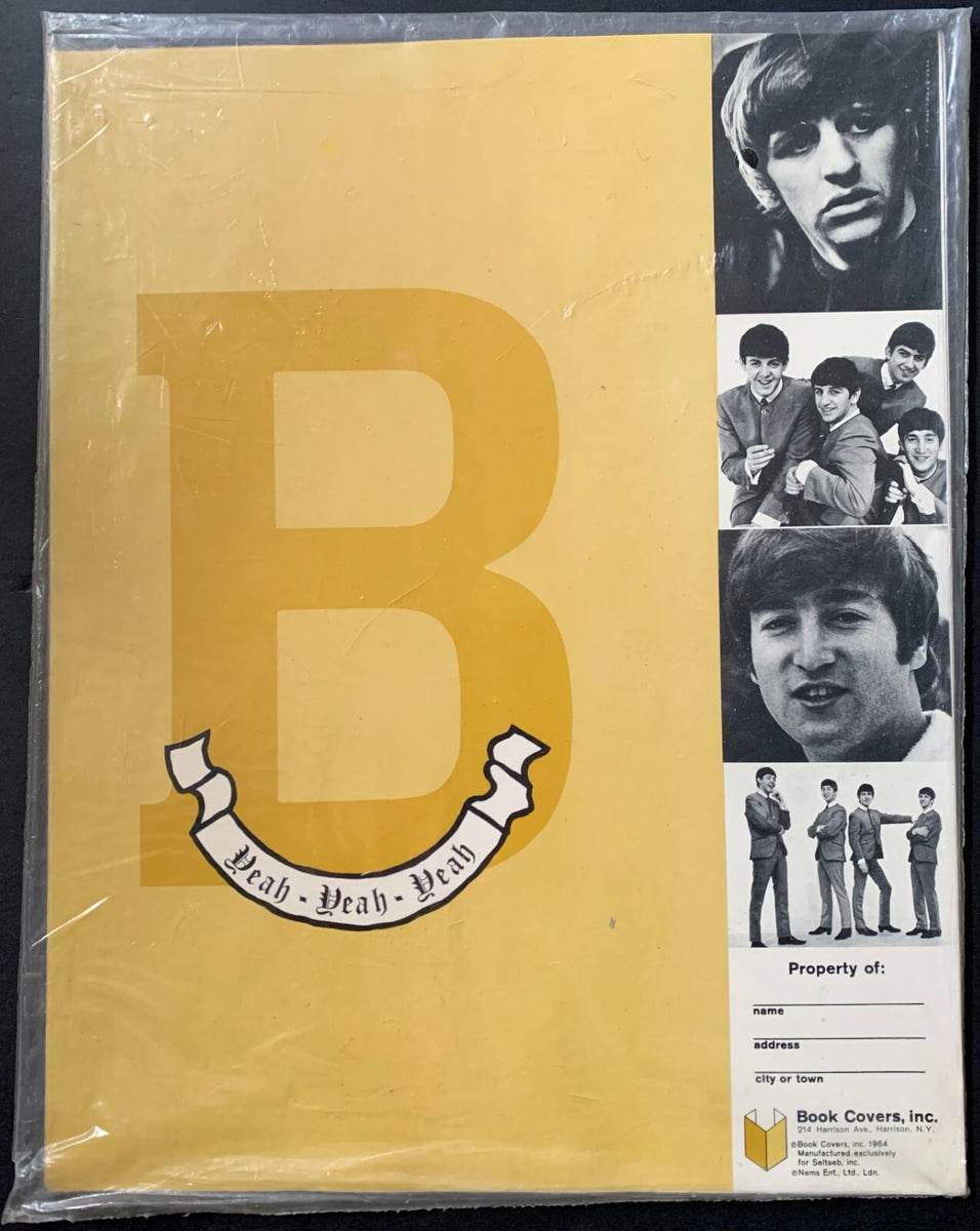1964 Vintage Unopened Beatles Book Cover Package Of 7 McCartney Lennon ...