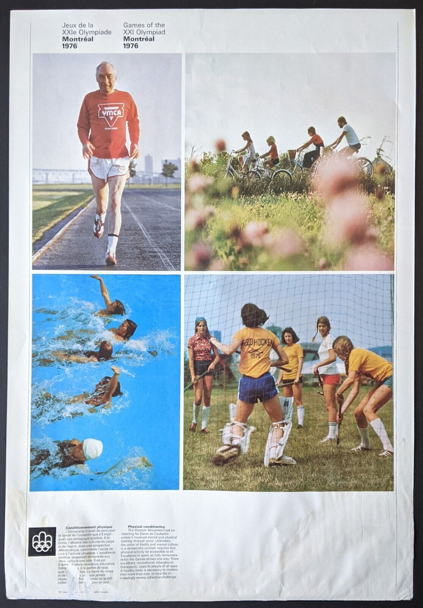 Pierre De Coubertin Signed Autographed Card + Montreal Olympics Poster ...