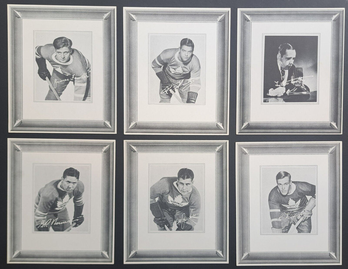 1938/39 Quaker Oats Photos Toronto Maple Leafs Photo Set + Original En ...