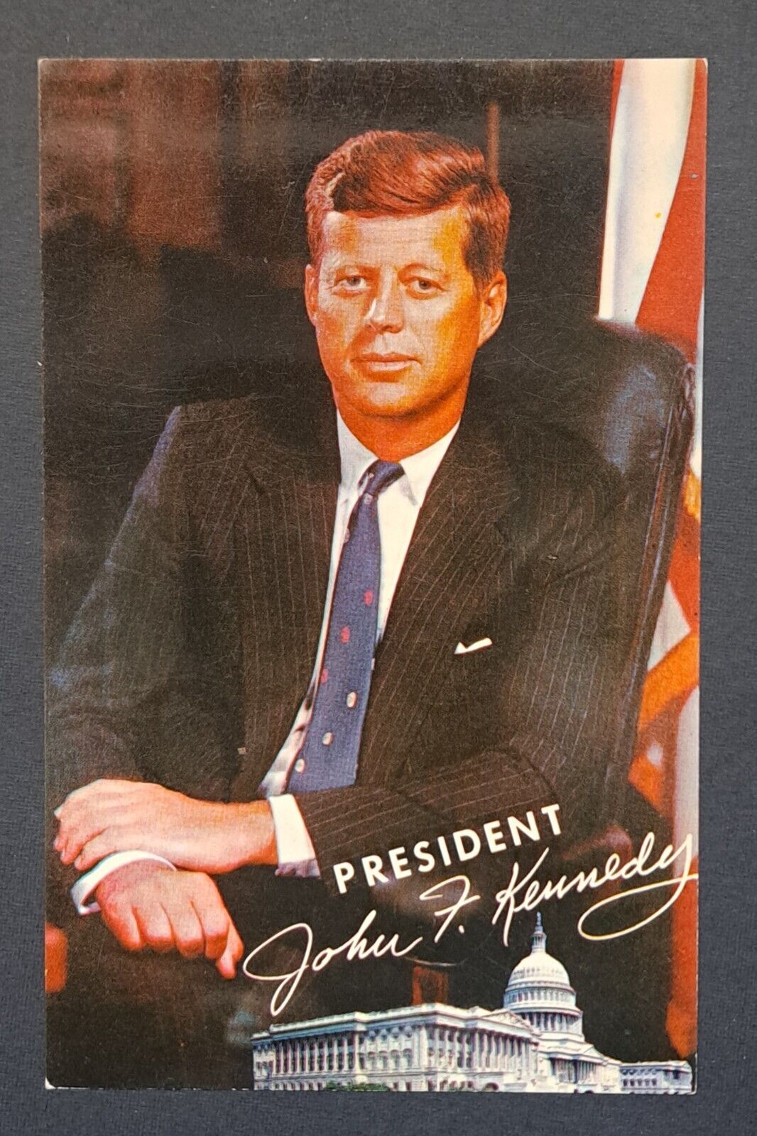 John F. Kennedy JFK Postcard United States Presidential Historical Vin ...