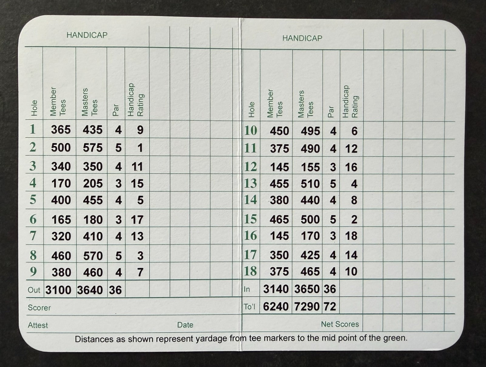 Rory McIlroy Signed Augusta National Masters Scorecard JSA COA PGA Tou ...