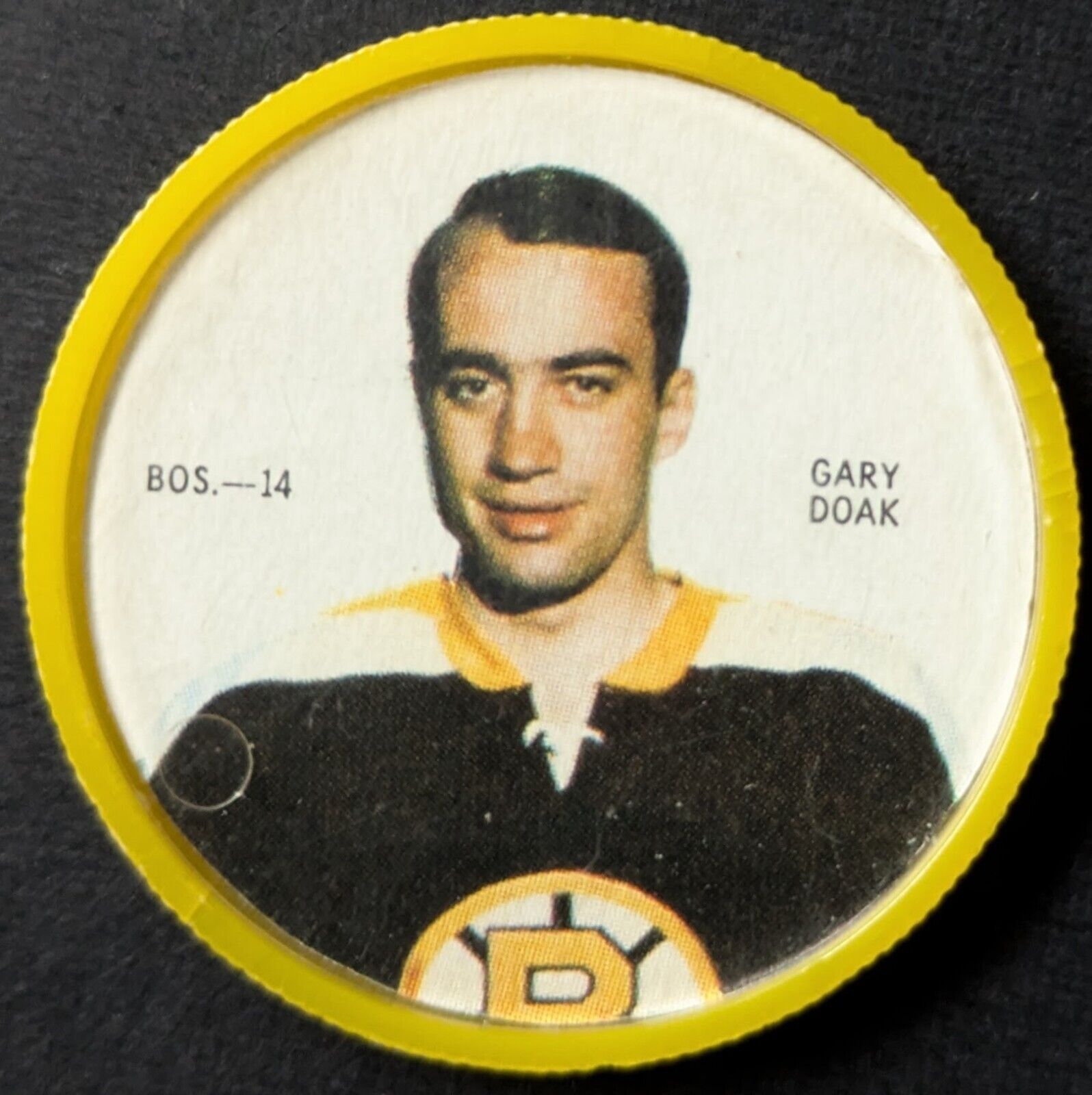 1968/69 Gary Doak Boston Bruins Shirriff Hockey Coin NHL Short Print ...