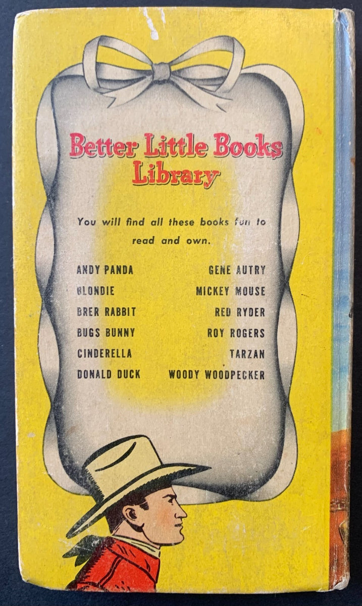1949 Gene Autry New Better Little Book "Gene Autry + The Range War" Co ...