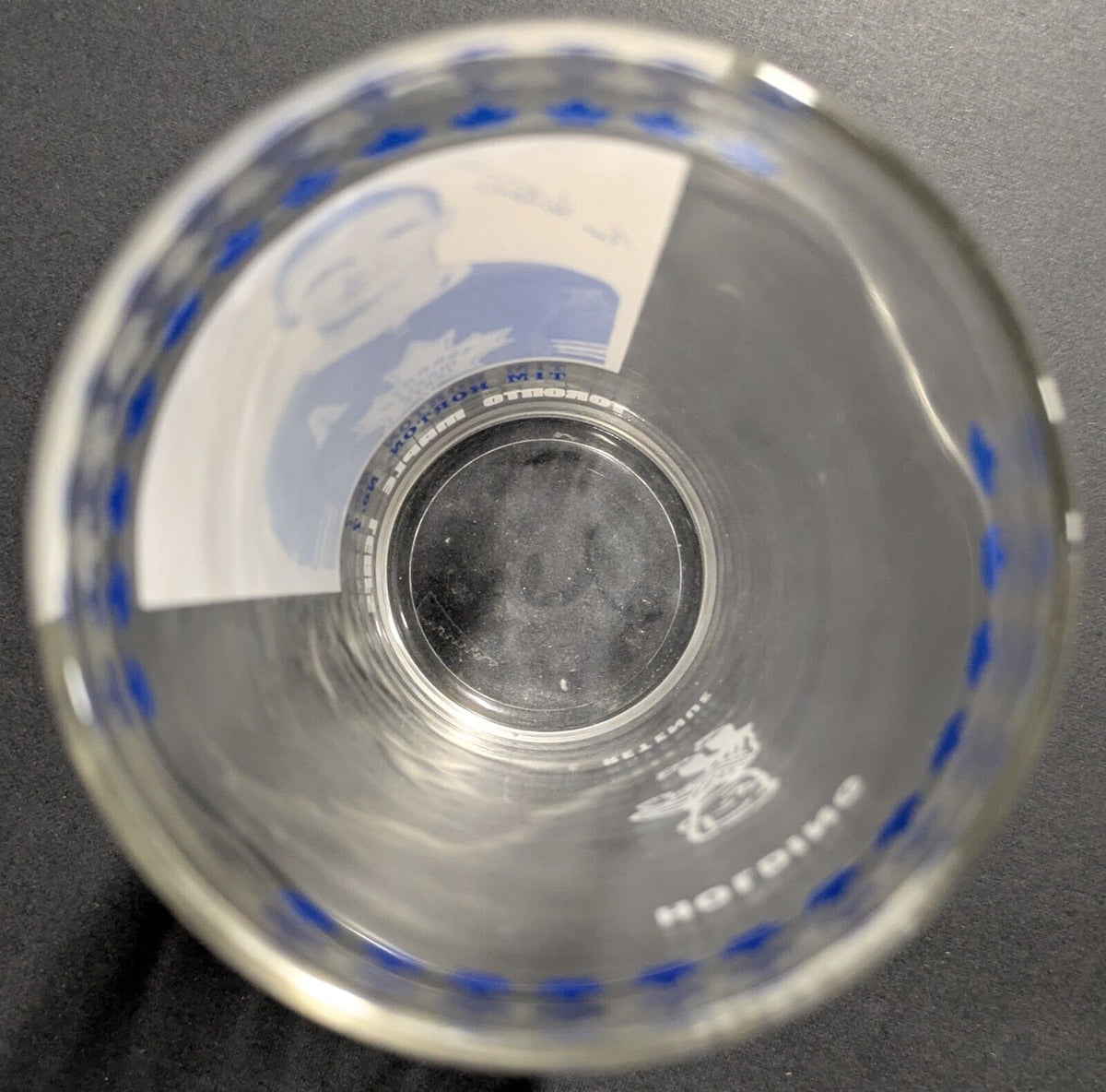 1967 Toronto Maple Leafs Tim Horton York Peanut Butter Glass NHL Hocke ...