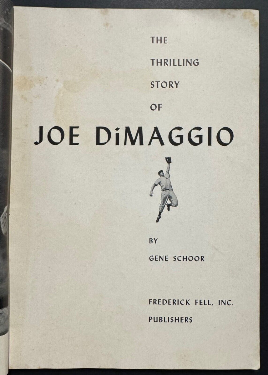 1950 New York Yankees Joe DiMaggio Photo Book MLB Baseball Vintage Sta ...