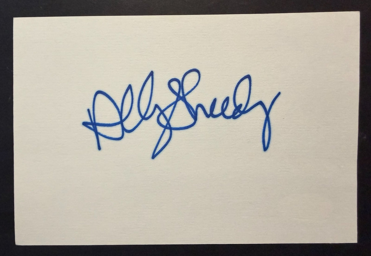 Ally Sheedy Breakfast Club Actress Signed Autographed Sheet JSA COA Ba ...
