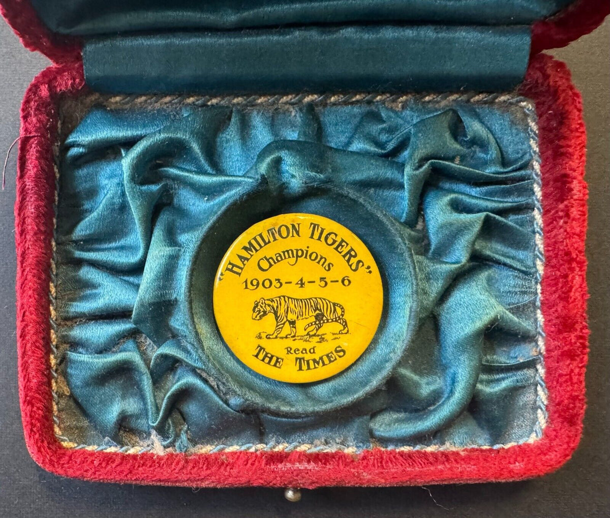 Rare 1903 - 1906 Hamilton Tigers Canadian Football Rugby Champions Pin ...