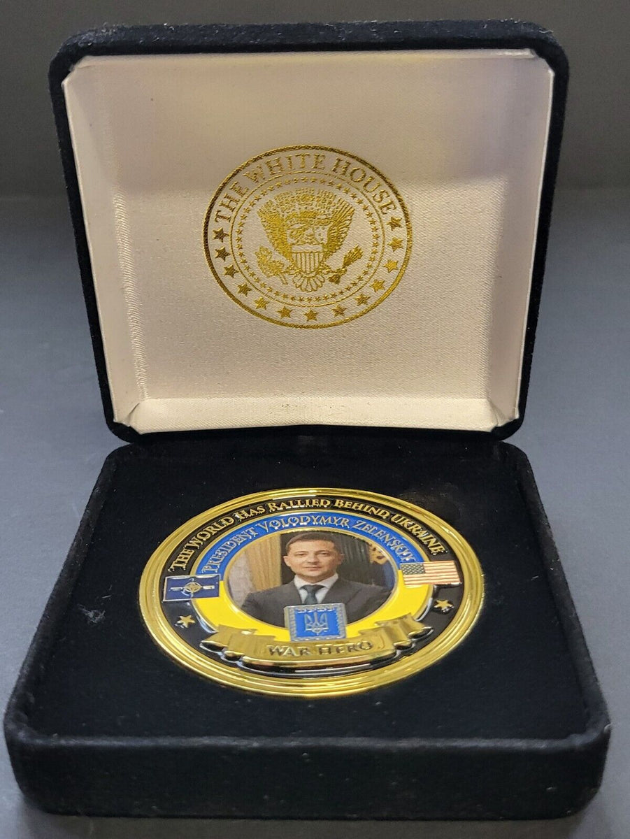 Limited White House Coin President Volodymyr Zelenskyy Russian Invasio ...