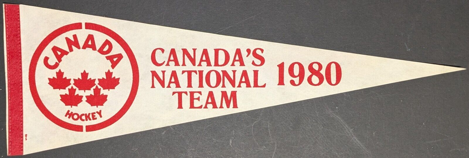 1980 Canada's National Hockey Team 24 Inch Pennant Winter Olympics ...