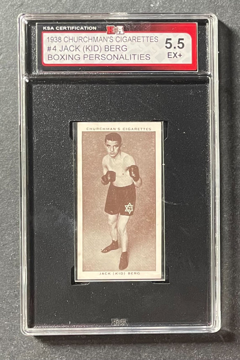 1938 Churchman's Cigarettes #4 Jack Berg Boxing Personalities Card KSA ...