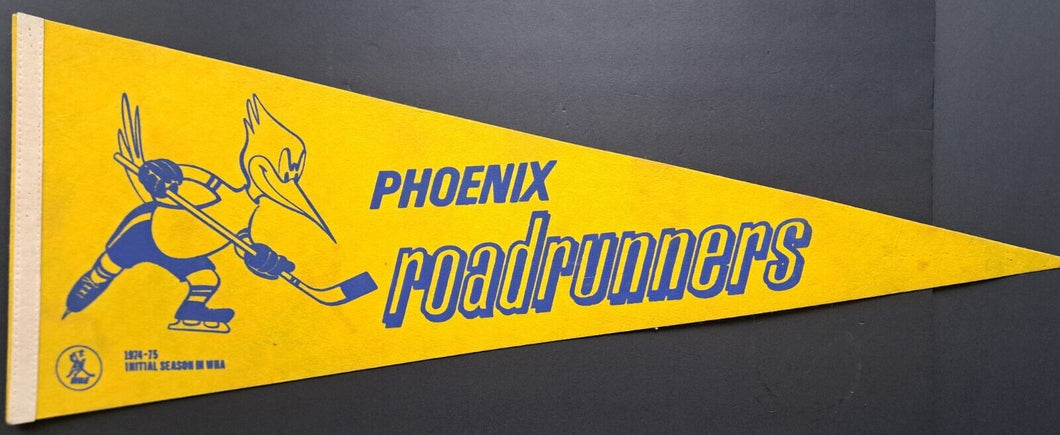 1974/75 Phoenix Roadrunners Initial Season In WHA Vintage Full Sized P ...
