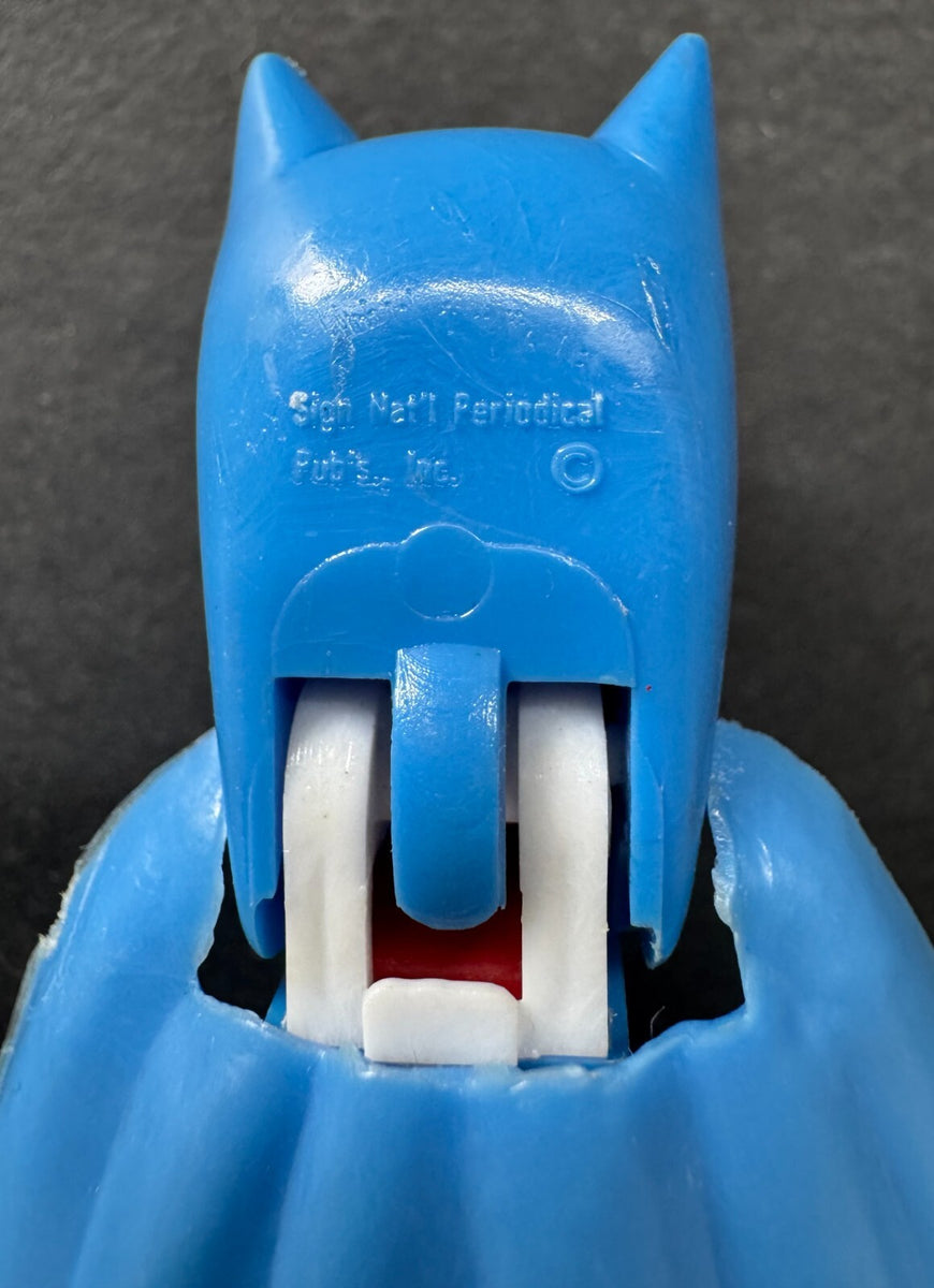 1966 Vintage Batman Pez Dispenser With Original Blue Cape DC Comics Au ...