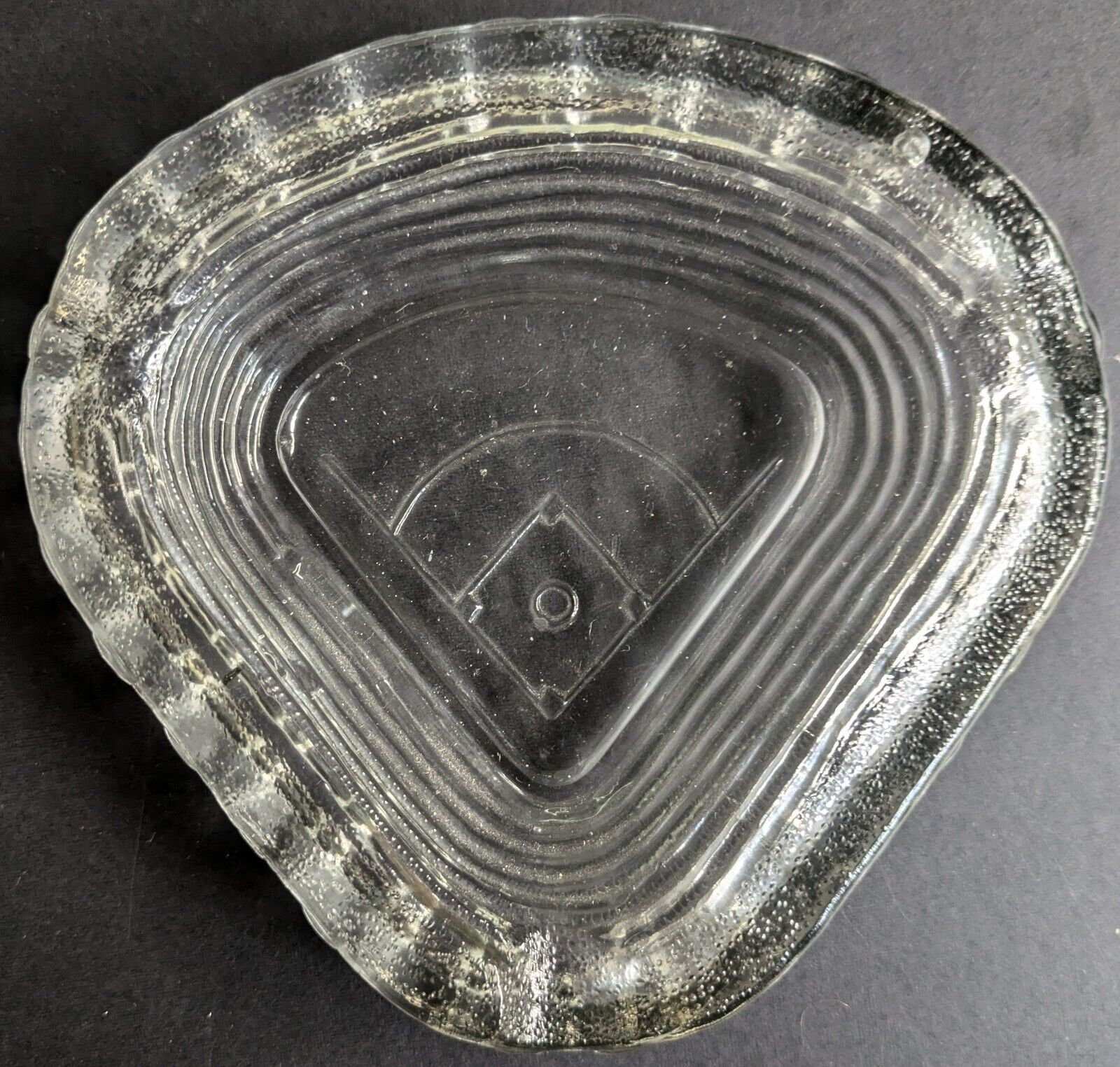 Circa 1940s Baseball Diamond Vintage Glass Ashtray – Glory Days ...