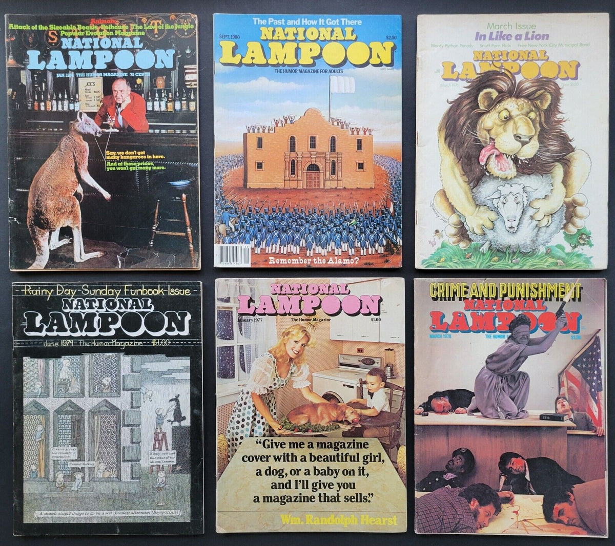 19 Different Vintage National Lampoon Magazines From 1970s (17) And 19 ...