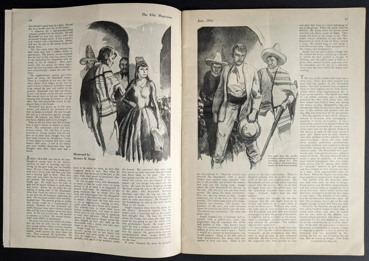 July 1932 The Elks Magazine Los Angeles Summer Olympics Cover/Issue Vi ...