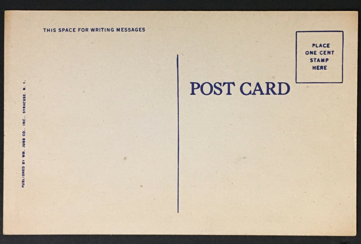 1940's Crescent Stadium Football Postcard Cornell University Ithaca Ne ...