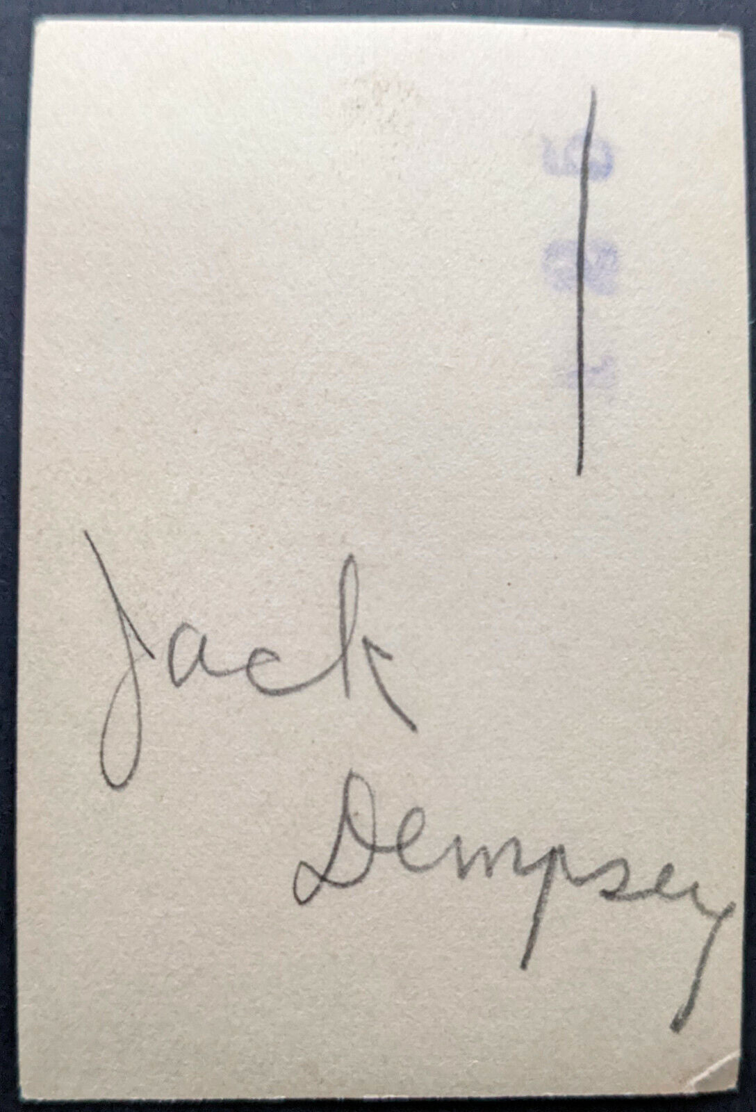 1920's Type 1 Photo Jack Dempsey Heavyweight Boxing Vintage Boxer ...