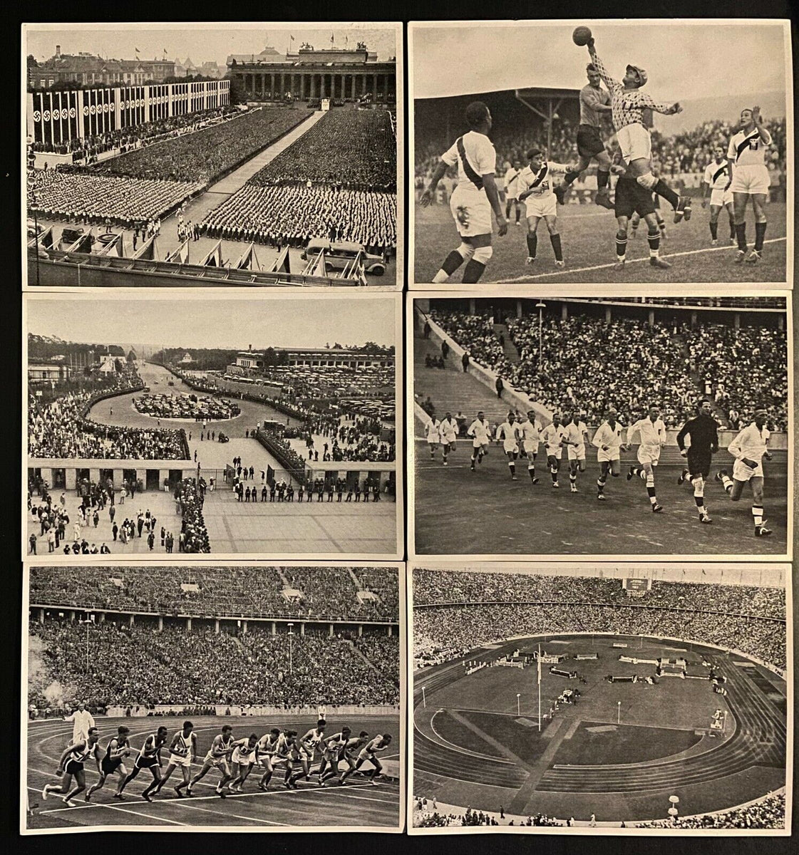 1936 Berlin Summer Olympics Rare Original Photos With Checklist Vintag ...
