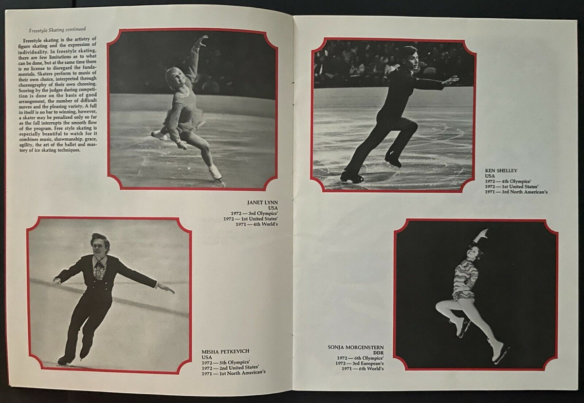 1972 50th Anniversary Figure Skating Champions Tour Program 24 Champio ...