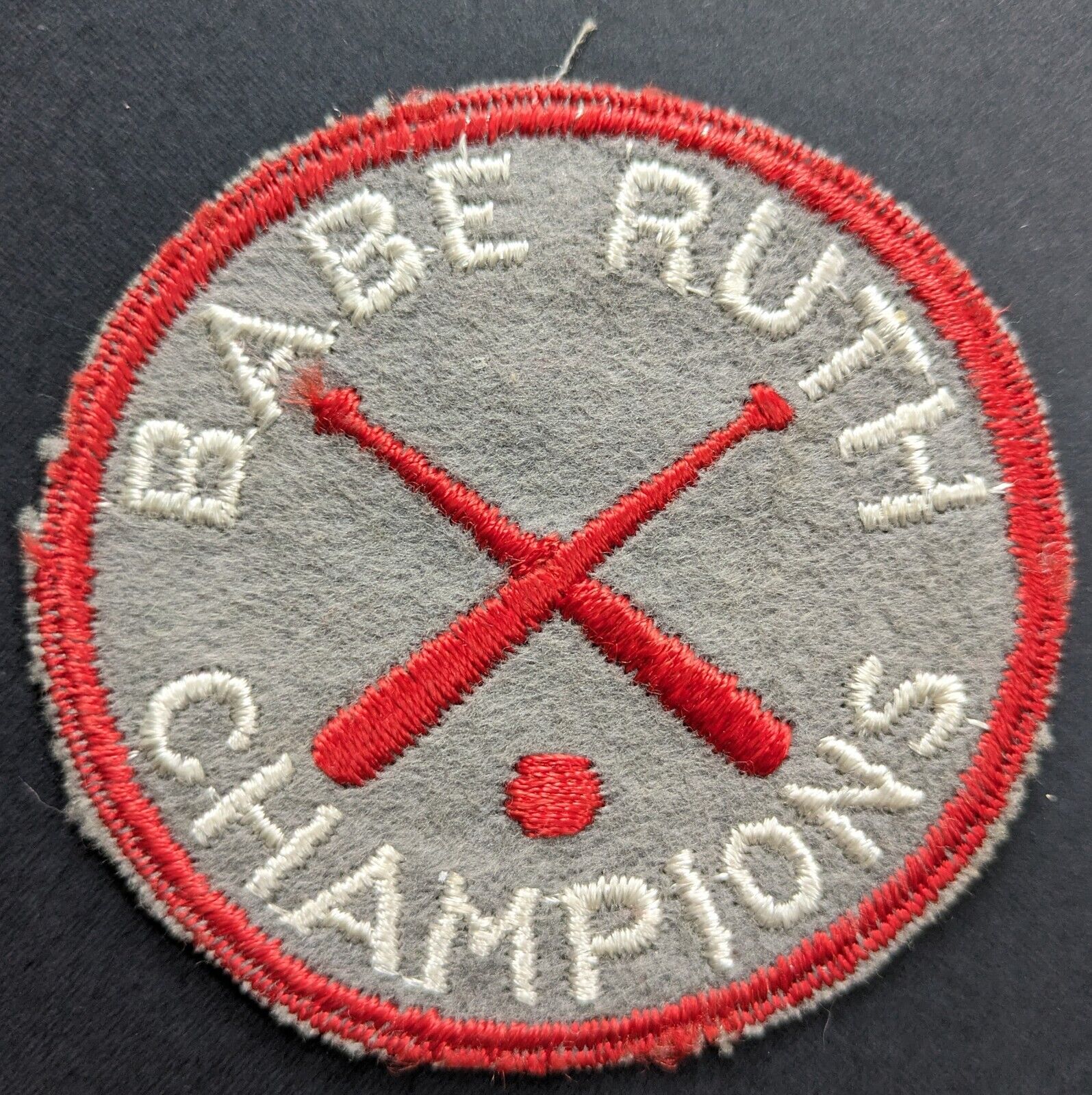 1935 Babe Ruth Champions 3” Quaker Oats Baseball Patch Rare Vintage Pr ...