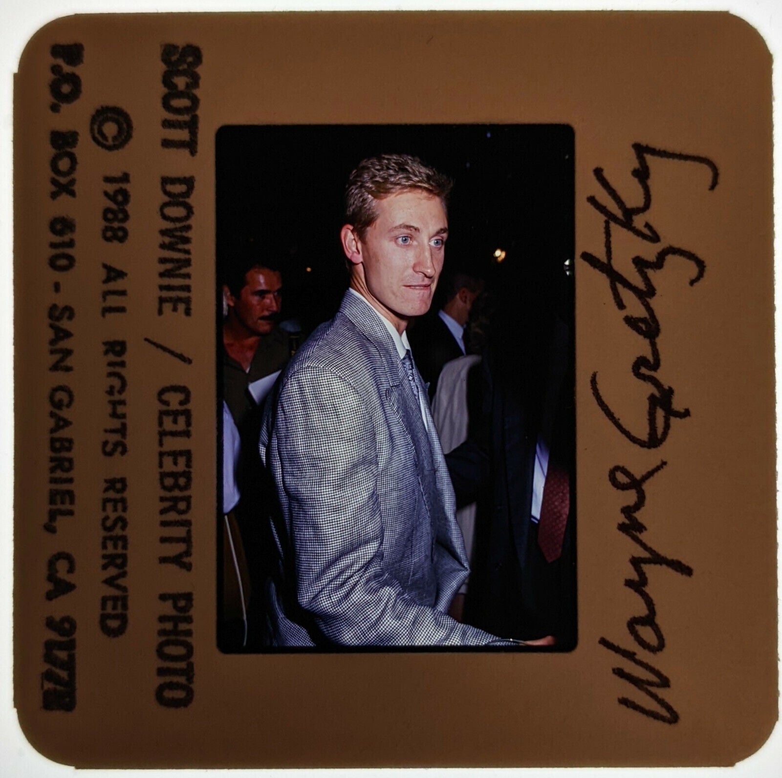 1988 Wayne Gretzky Original 35mm Slide NHL Hockey Scott Downie Vintage ...