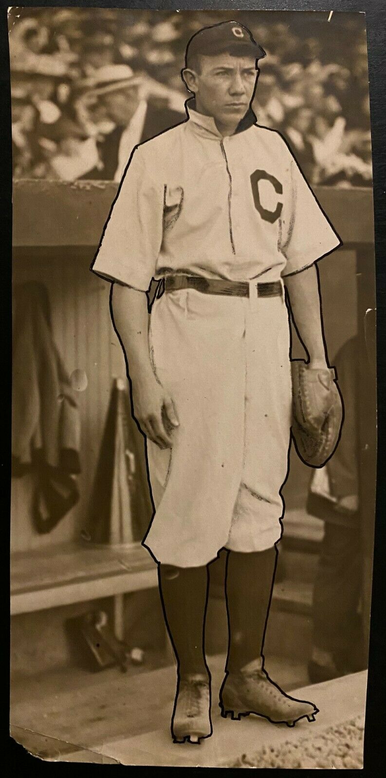 1912 MLB Baseball Type 1 Player Photo Cleveland Naps Indians Buchannon ...