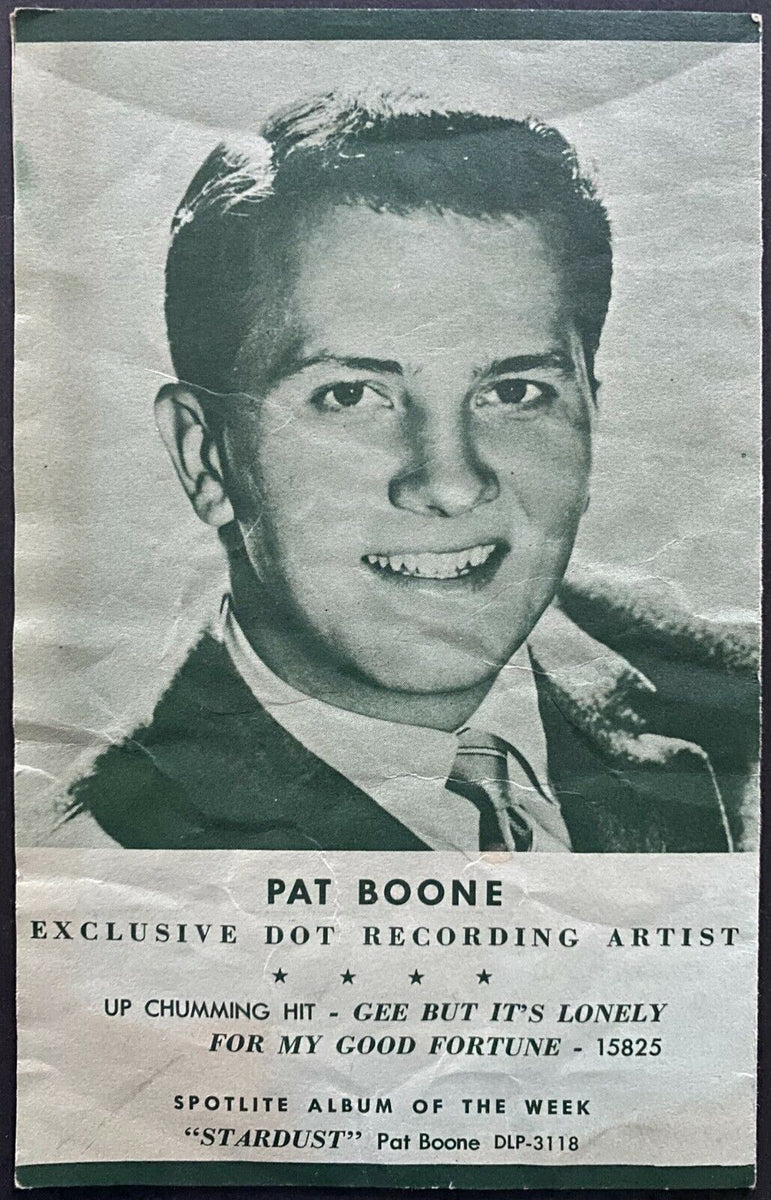 1958 Vintage CHUM 1050 Radio Toronto Music Chart Featuring Elvis Pat B ...