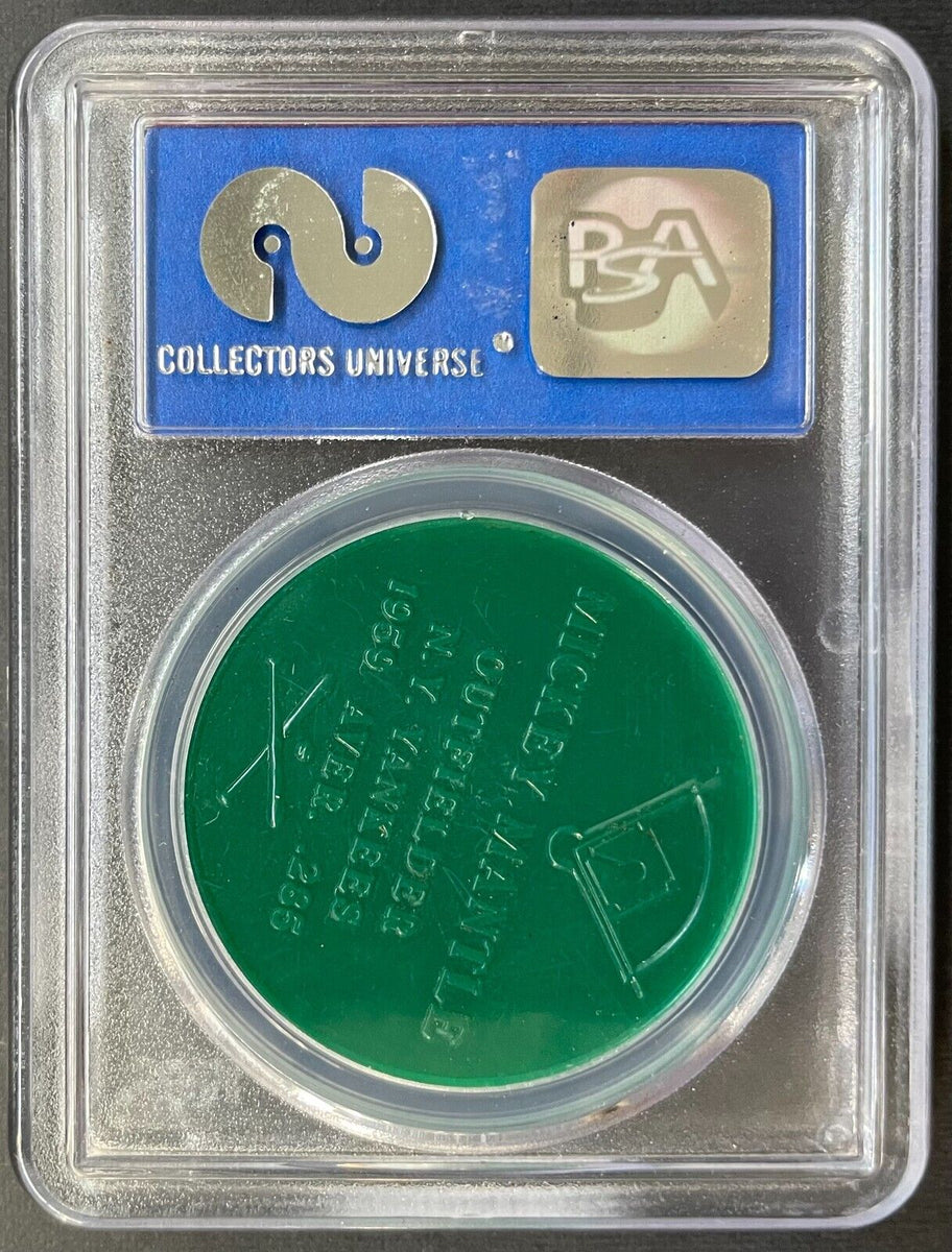 1960 Mickey Mantle Armour Coin PSA NM 7 Vintage New York Yankees MLB B ...