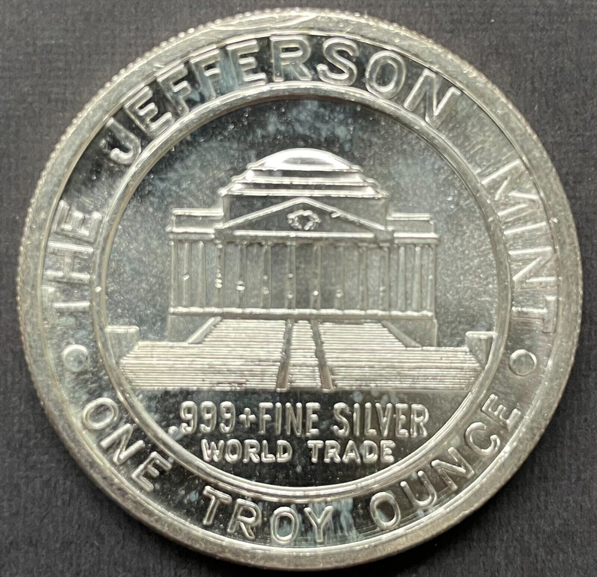 1976 USA Bicentennial Thomas Jefferson Mint .999 Fine Silver 1 Troy Oz ...