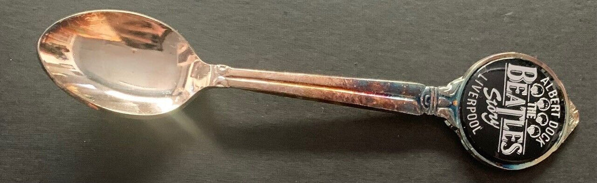 The Beatles 5" Silver Plated Spoon Albert Dock Liverpool Vintage Rock ...