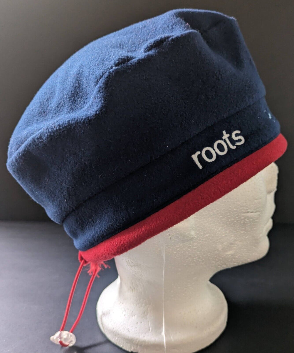2002 Team USA Roots Olympic Beret Blue Hat American Uniform OS Vintage ...