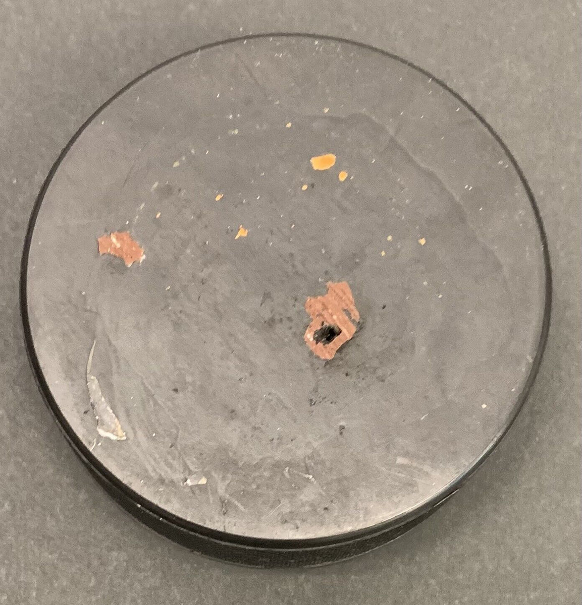 1970's OHA Dixie Beehives Rare Hockey Puck Jr. A Viceroy Game Puck Bla ...