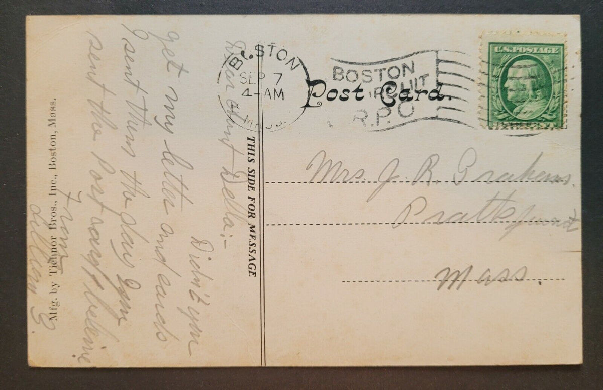 1900s Harvard Football Stadium Cambridge Mass Posted Postcard Vintage ...