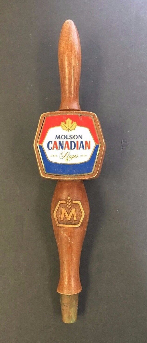 1980's Molson Canadian Lager Beer Bilingual Tab Handle Vintage Canadia ...