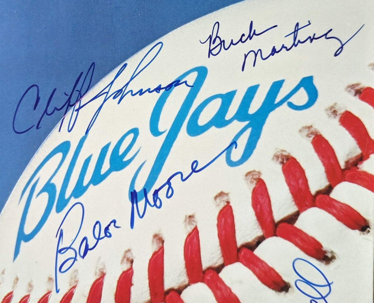 1986 Multi-Autographed Toronto Blue Jays 10th Anniversary Signed x9 Ye ...