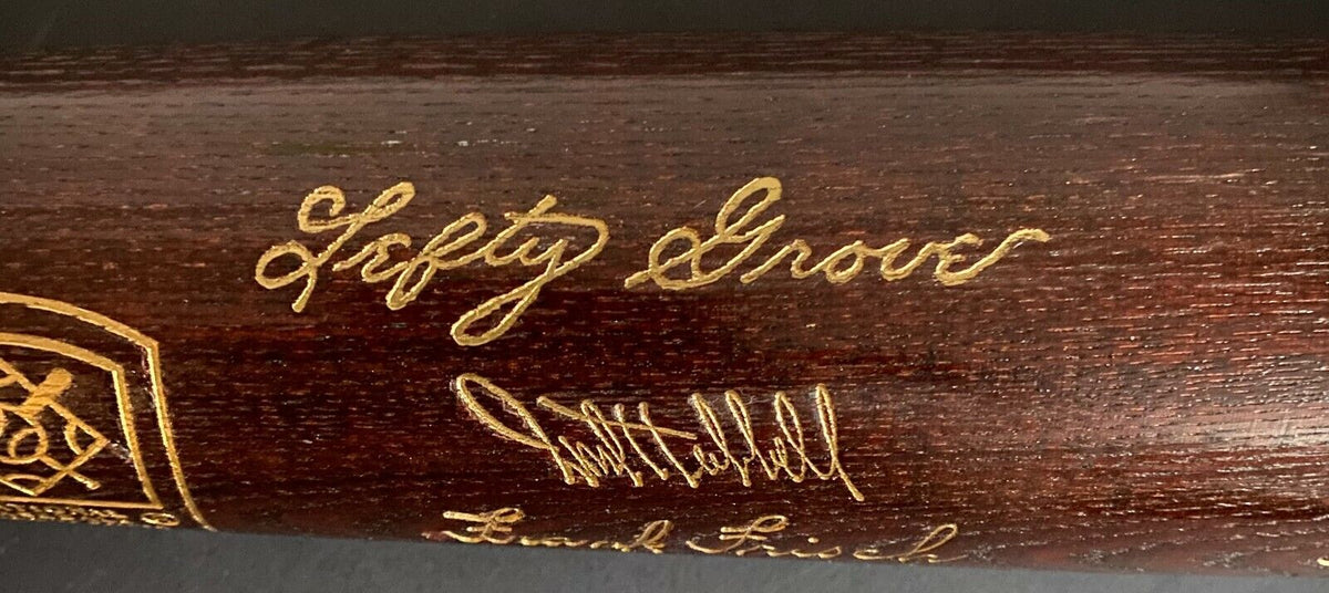 1947 Hall of Fame Induction Bat Lefty Grove Ltd Ed 178/500 Cooperstown ...