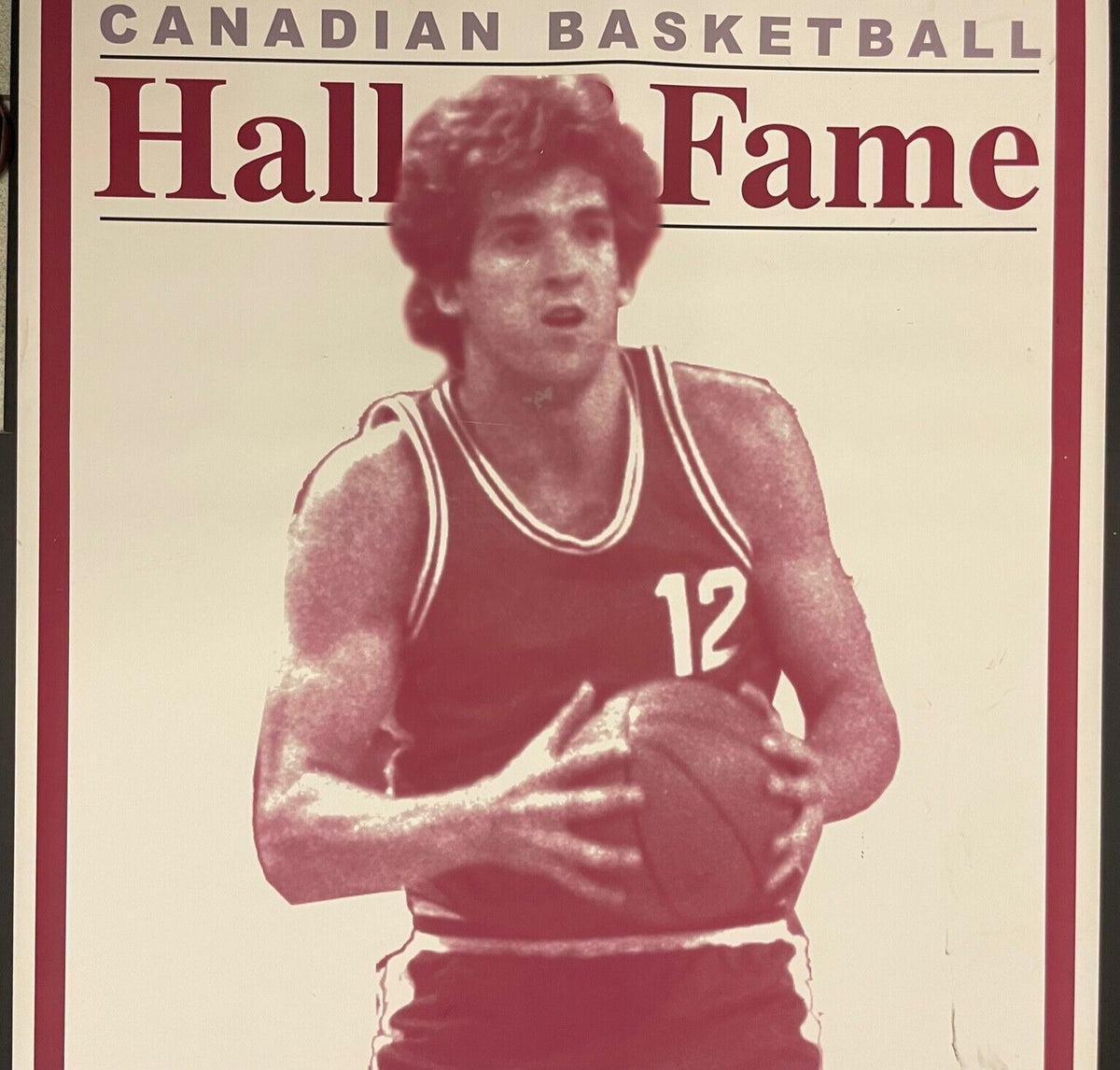 Canadian National Basketball Hall of Fame Bill Wennington 10 Foot Viny ...