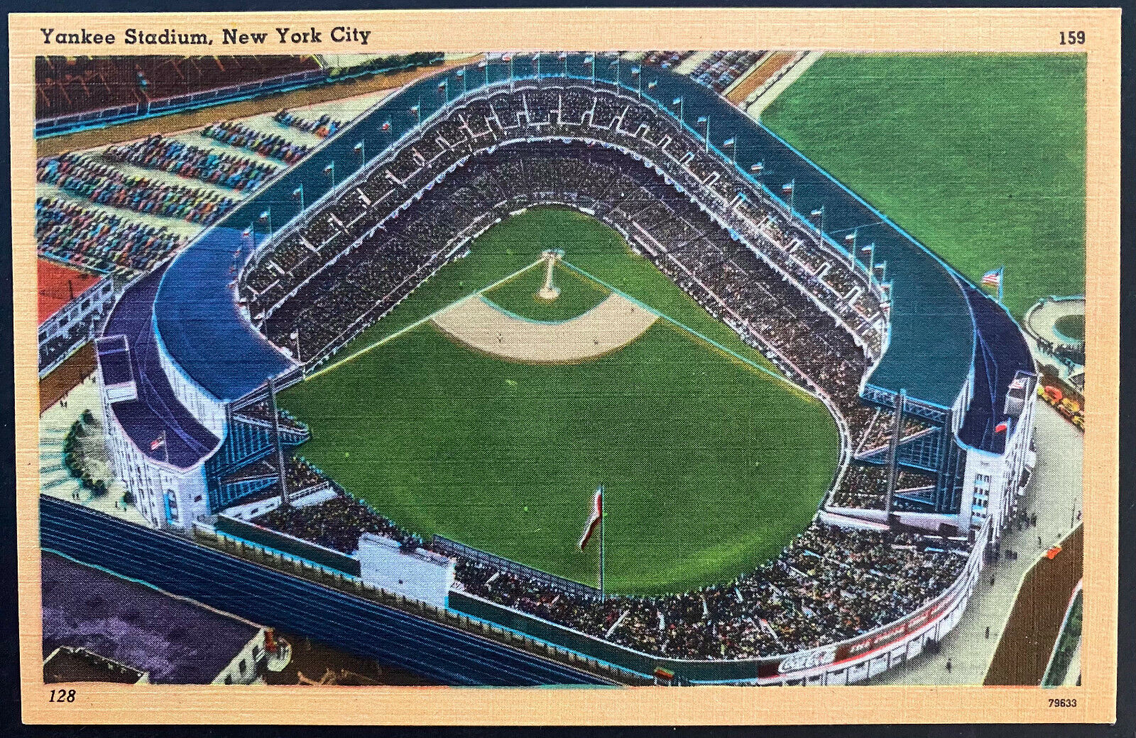 1940's Yankee Stadium New York Yankees Baseball Vintage Postcard ...