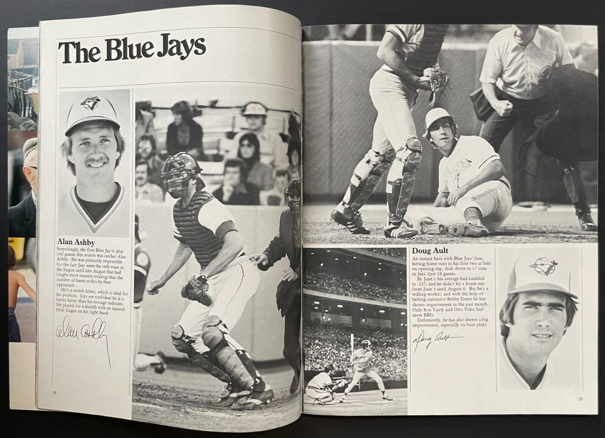 1977 MLB Baseball Toronto Blue Jays First Year Yearbook Program Inaugu ...