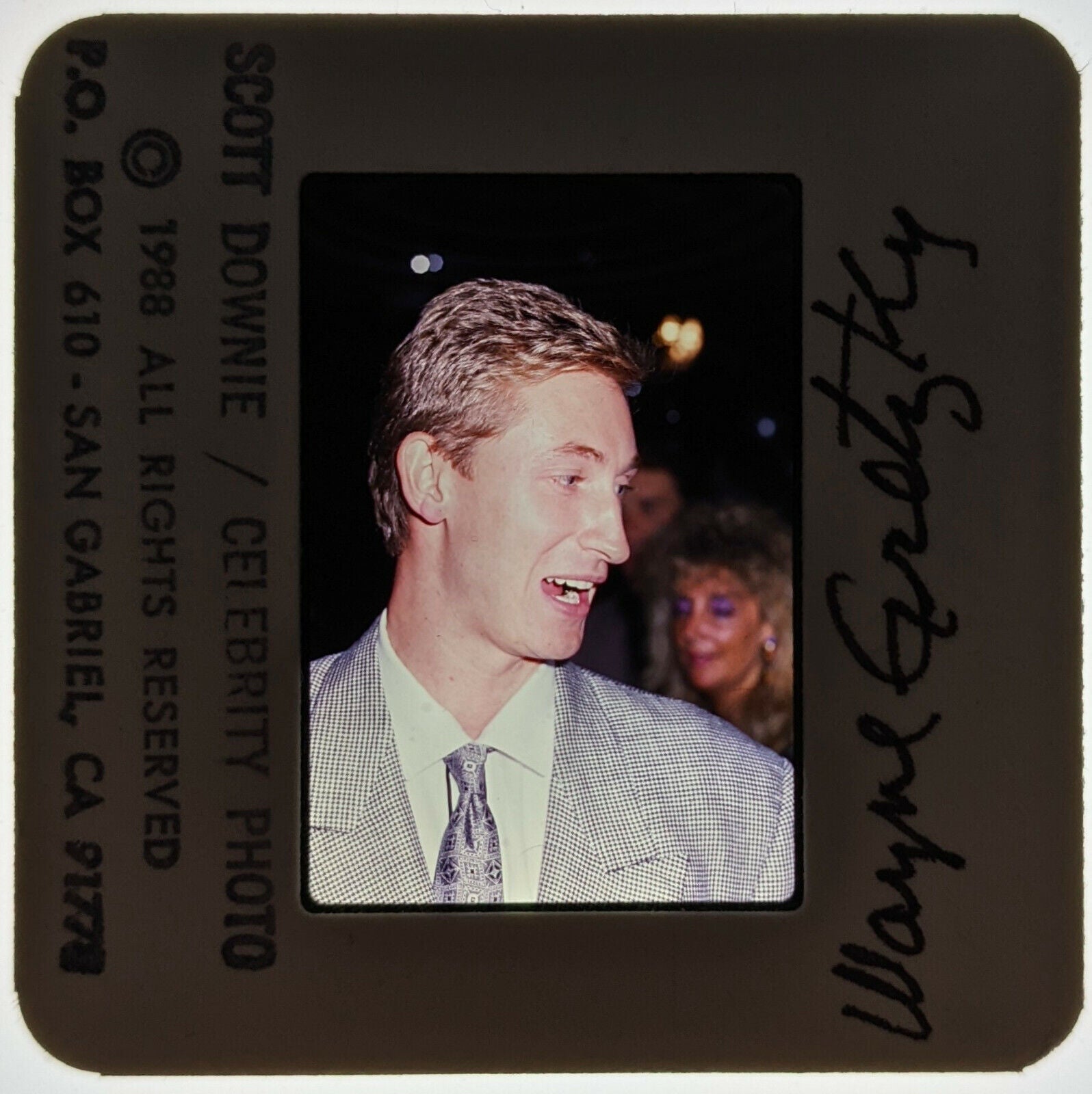 1988 Wayne Gretzky 35mm Slide NHL Hockey Scott Downie Vintage Original ...