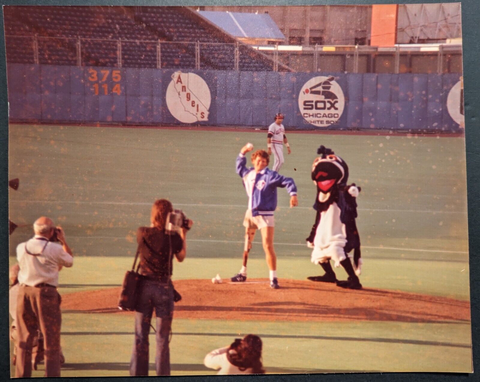 1980 Terry Fox Marathon Of Hope Type 1 Photo First Pitch Toronto Blue ...