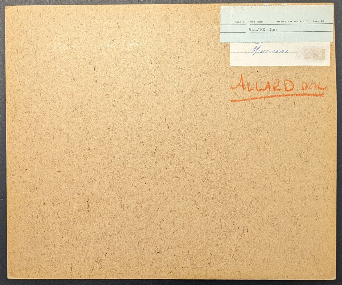1961/62 Don Allard Original Vintage Photo Montreal Allouette QB New Yo ...