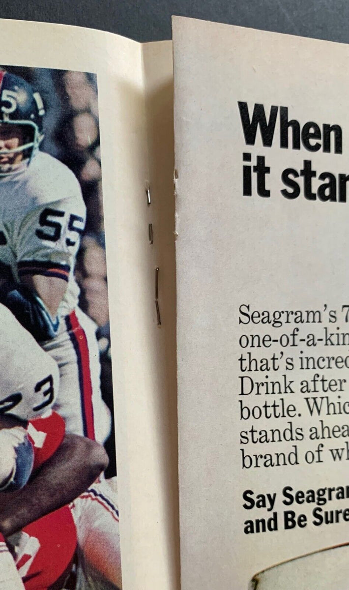 1971 Pro! Magazine Baltimore Memorial Stadium Baltimore Colts Program ...