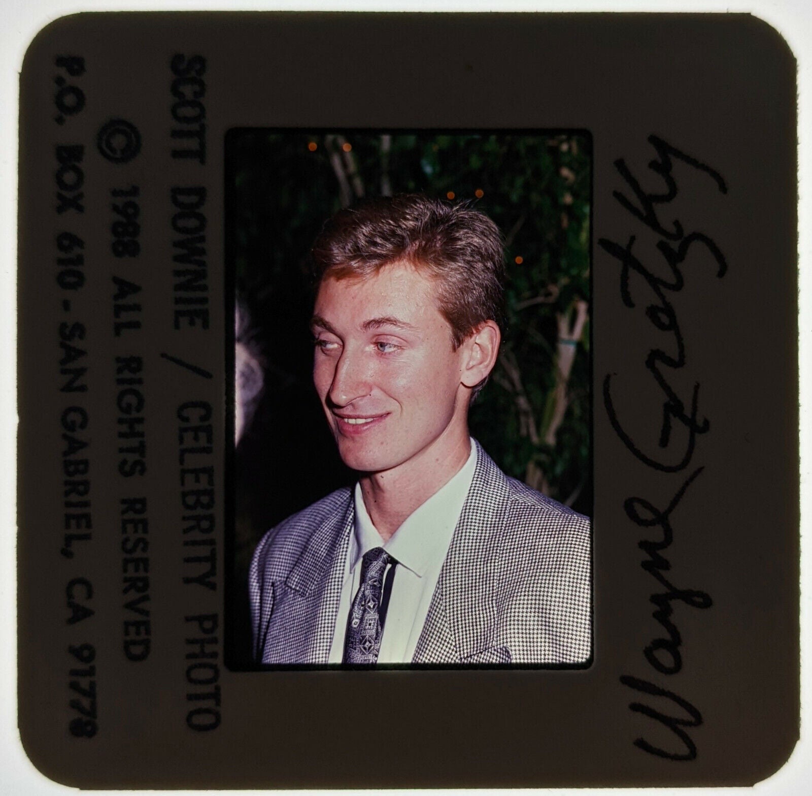 1988 Wayne Gretzky 35mm Slide NHL Hockey Scott Downie Original Vintage ...