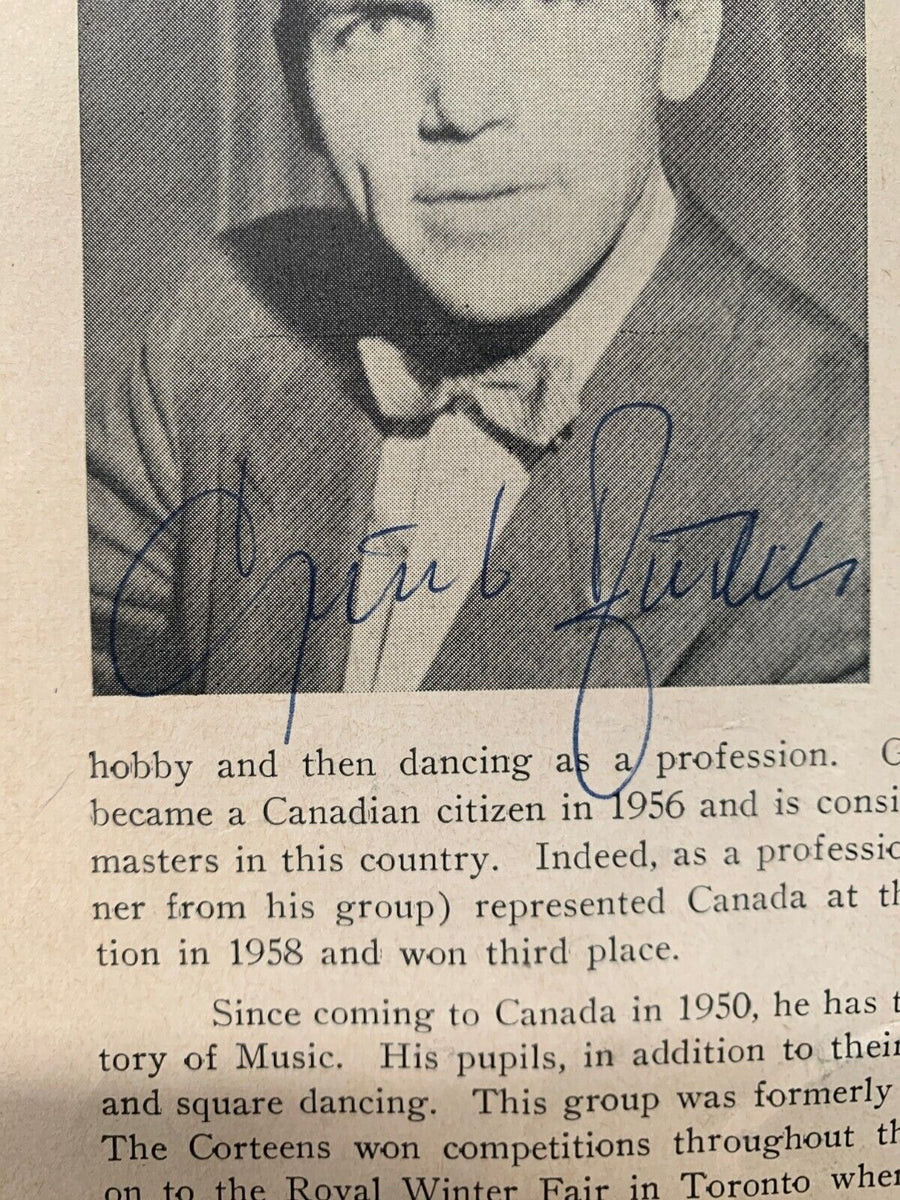 1950s Don Messer Show Autographed Program+Plaque Canadian Folk Music T ...