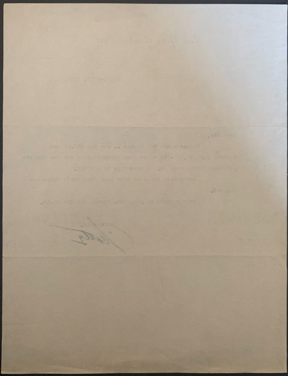 1949 New York Yankees Letter on Official Team Letterhead MLB Baseball ...