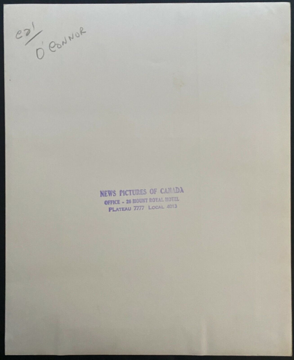 1940's Signed Buddy O'Connor Canadiens NHL HOFer Autographed Inscribed ...